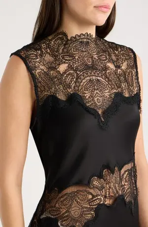 Shona Joy Jamila Lace Trim Gown