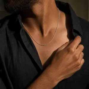 LUVMYJEWELRY Naoki Diamond-cut Cable Chain Necklace