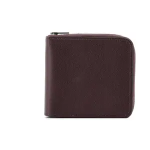 Hermès Zipengo H Verso Bifold Wallet Leather Compact - Red