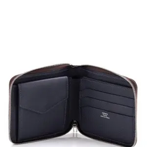 Hermès Zipengo H Verso Bifold Wallet Leather Compact
