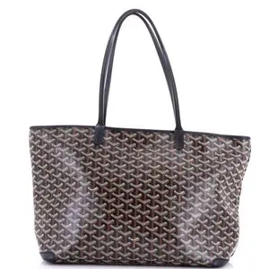 Goyard Artois Tote Coated Canvas Gm - Black
