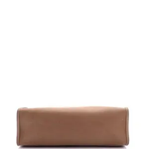 Hermès Herbag Zip Leather And Toile 31