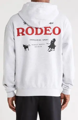 ONE OF THESE DAYS Graphic Cotton Fleece Hoodie