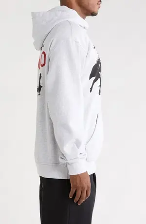 ONE OF THESE DAYS Graphic Cotton Fleece Hoodie