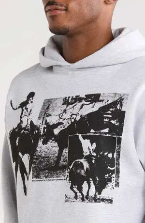 ONE OF THESE DAYS Graphic Cotton Fleece Hoodie