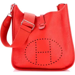 Hermès Evelyne Bag Gen Iii Clemence Pm - Red