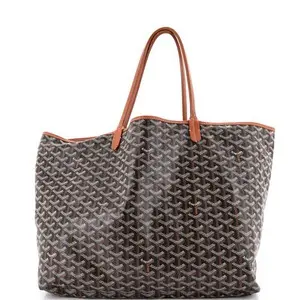 Goyard Saint Louis Tote Coated Canvas Gm - Brown