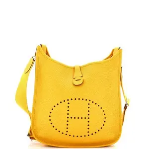 Hermès Evelyne Bag Gen Iii Clemence Pm - Yellow