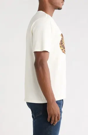 ONE OF THESE DAYS Rattler Cotton Graphic T-shirt - Bone