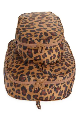 Baggu 2-piece Packing Cube Set - Leopard
