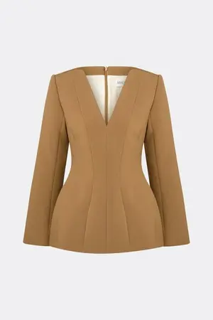 MALINA Ninni Cut-out Shoulder Hourglass Top