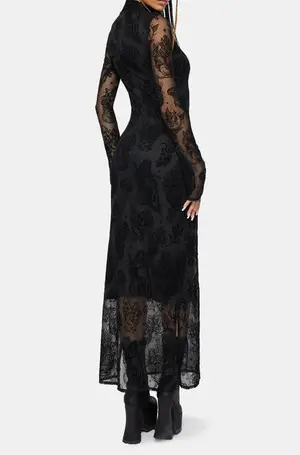 DISTURBIA Hexborn Baba Yaga High Neck Maxi Dress