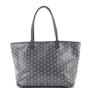 Goyard Artois Tote Coated Canvas Pm - Grey