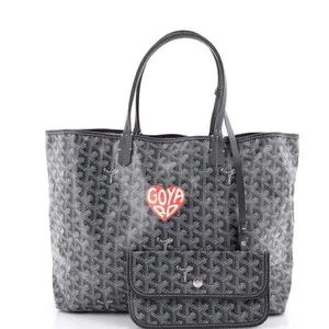 Goyard Saint Louis Tote Printed Coated Canvas Pm