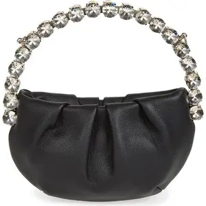 L’ALINGI L'alingi Micro Leather Eternity Clutch With Crystal Embellishments