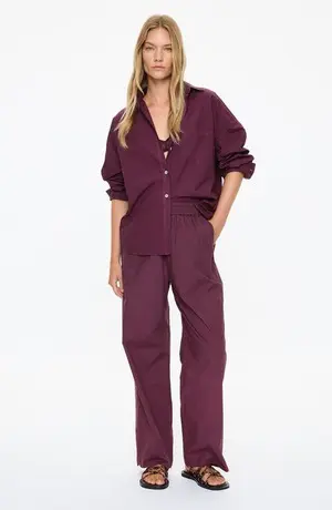 LMND Cala Cotton Drawstring Pants