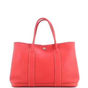 Hermès Garden Party Tote Leather 36 - Red