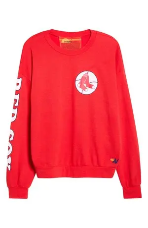 Aviator Nation Boston Sox Graphic Sweatshirt - Red