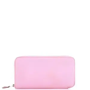 Hermès Azap Zip Around Wallet Silk'in Epsom Long - Pink