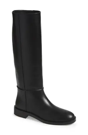 GIANVITO ROSSI Trier Leather Knee High Boot