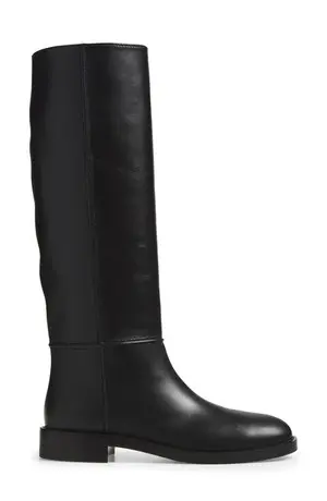 GIANVITO ROSSI Trier Leather Knee High Boot