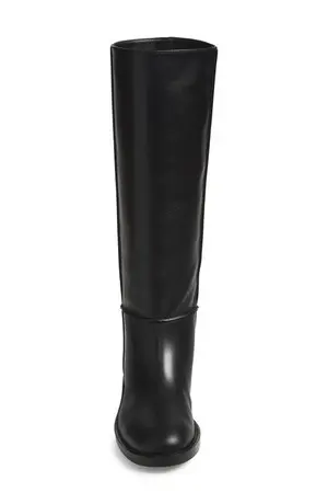 GIANVITO ROSSI Trier Leather Knee High Boot