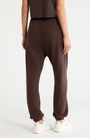 Aviator Nation San Diego Padres Fleece Jogger Sweatpants - Brown