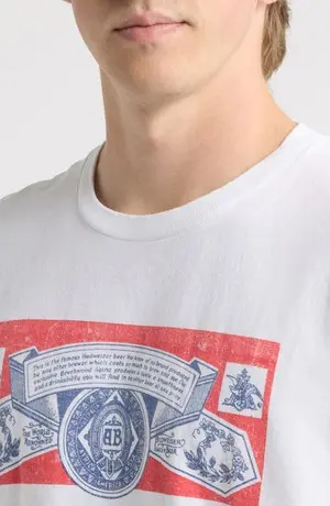 Junk Food Budweiser Graphic T-shirt