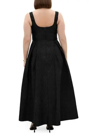 City Chic Estrella Square Neck Dress