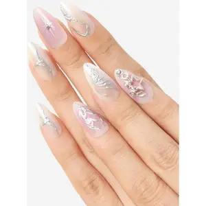 NEVER HAVE I EVER SHOP Fairy Wing Almond Press On Nails