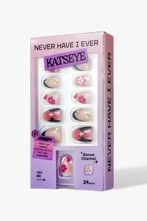 NEVER HAVE I EVER SHOP Katseye That Way Short Oval Press On Nails