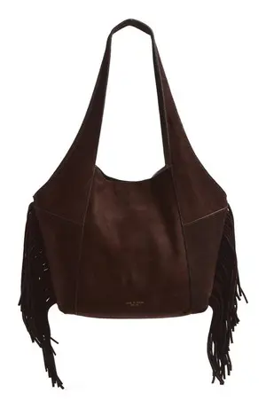 Rag & Bone Brayton Fringe Suede Shopper Cho