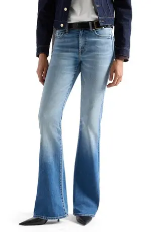 7 For All Mankind The Leggy Bootcut Jeans - Overcast
