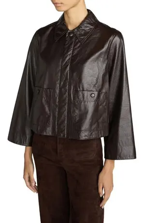 FRAME Paper Leather Jacket