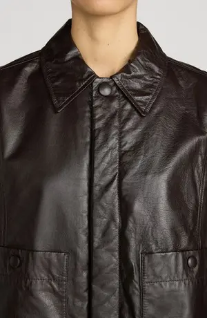 FRAME Paper Leather Jacket