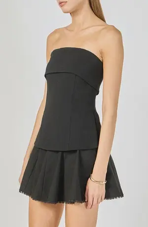 Endless Rose Folded Strapless Tube Top