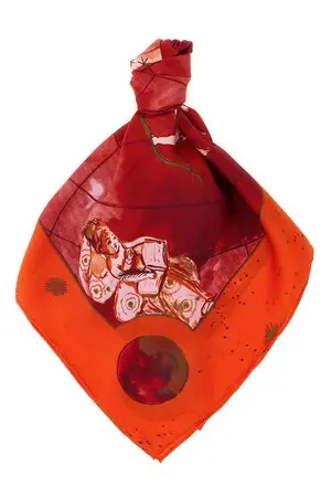 Diane Von Furstenberg Zodiac Flag' Scarf