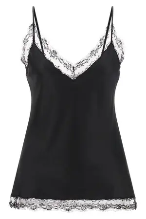 Ermanno Scervino Silk Lingerie Top With Lace
