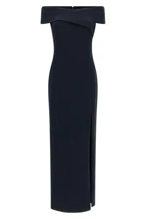Ralph Lauren Long Dress With Crossed Neckline