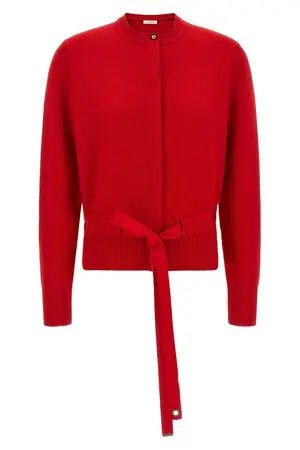FERRAGAMO Belted Cashmere Cardigan