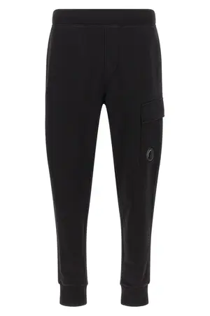 C.P. COMPANY C. P. Company 'diagonal Raised Fleece' Pants With Lens Detail