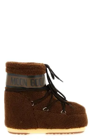 Moon Boot Icon Low Fleece Ankle Boots - Brown