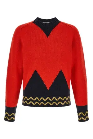 Marni Geometric Intarsia Sweater