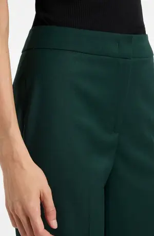 Santorelli Brenda Wide Leg Pant In Soft Stretch Twill