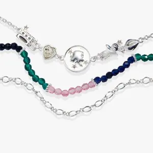 ALEX AND ANI American Girl® Addy 3 Row Bolo Bracelet