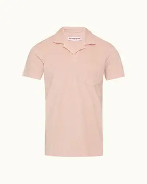 Orlebar Brown Terry Towelling Tailored Fit Towelling Polo Shirt