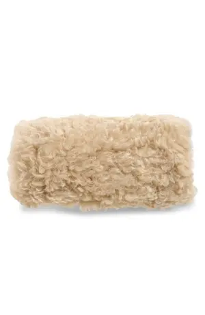 Stella McCartney Logo Faux Fur Bracelet Pouch