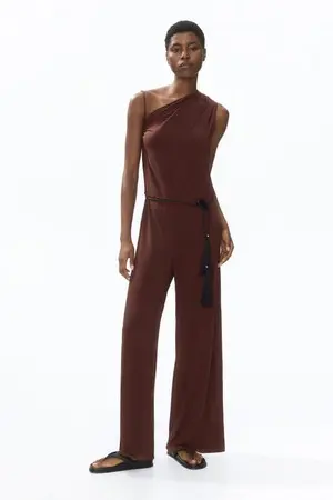 H&M Asymmetric Jersey Jumpsuit