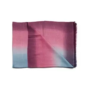 STUDIO VARIOUSLY Iris Cashmere Merino Handwoven Scarf Iris Haze