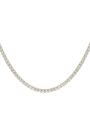 AURATE Unbreakable Lab Grown Sapphire Tennis Necklace